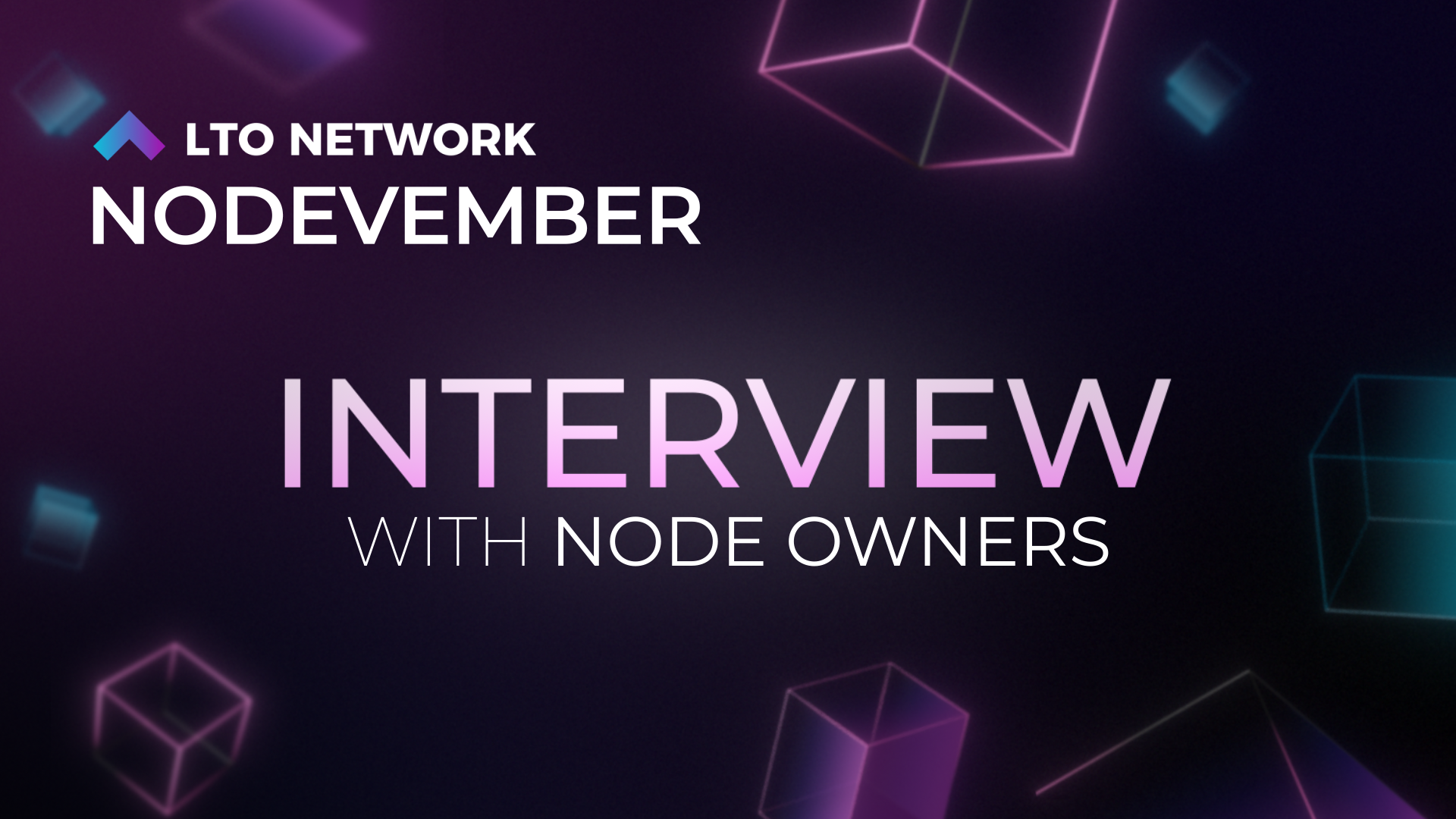 Nodevember Interview - Insights from LTO Community Node Operators.